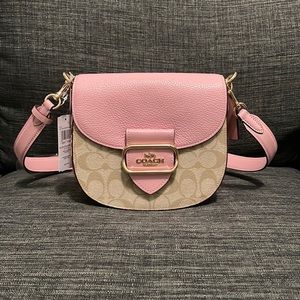 Coach | Bags | Coach Morgan Saddle Bag In Signature Canvas | Poshmark